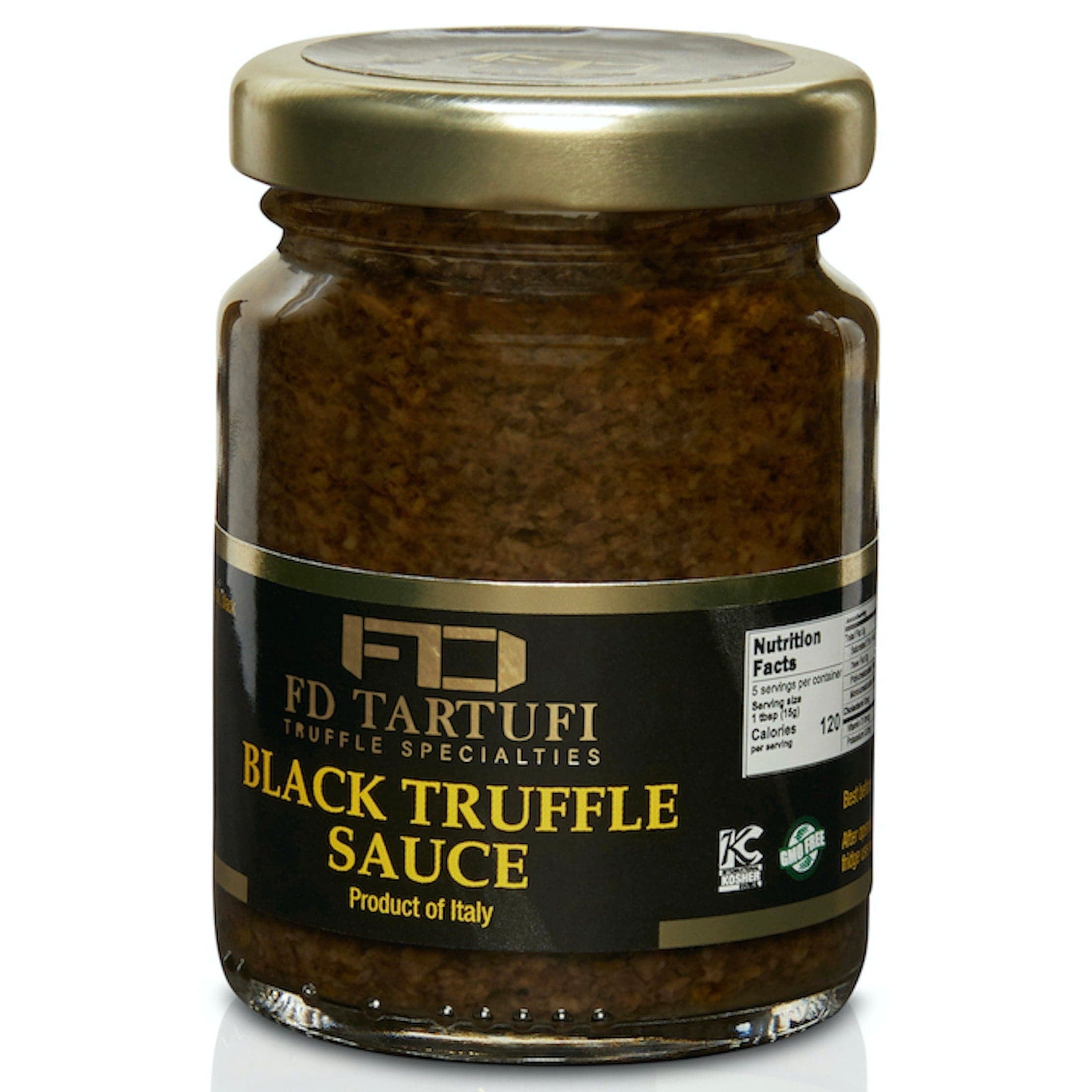 FD TARTUFI Black Truffle Sauce 80g ( 2.82oz), (Tuber Melanosporum ...