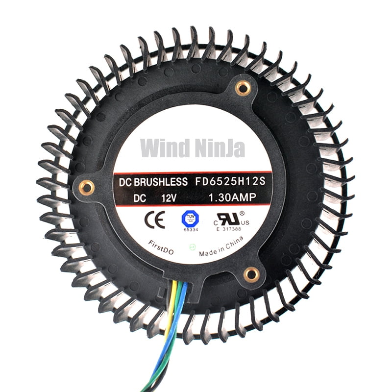 FD6525H12S 12V 1.30A graphics card cooling fan for GTX1080ti 1080 1070 ...