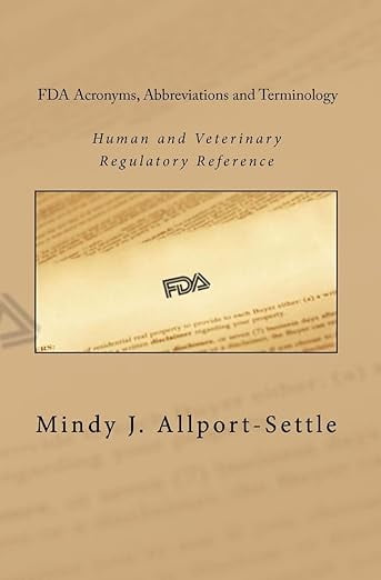 FDA Acronyms, Abbreviations and Terminology: Human and Veterinary ...