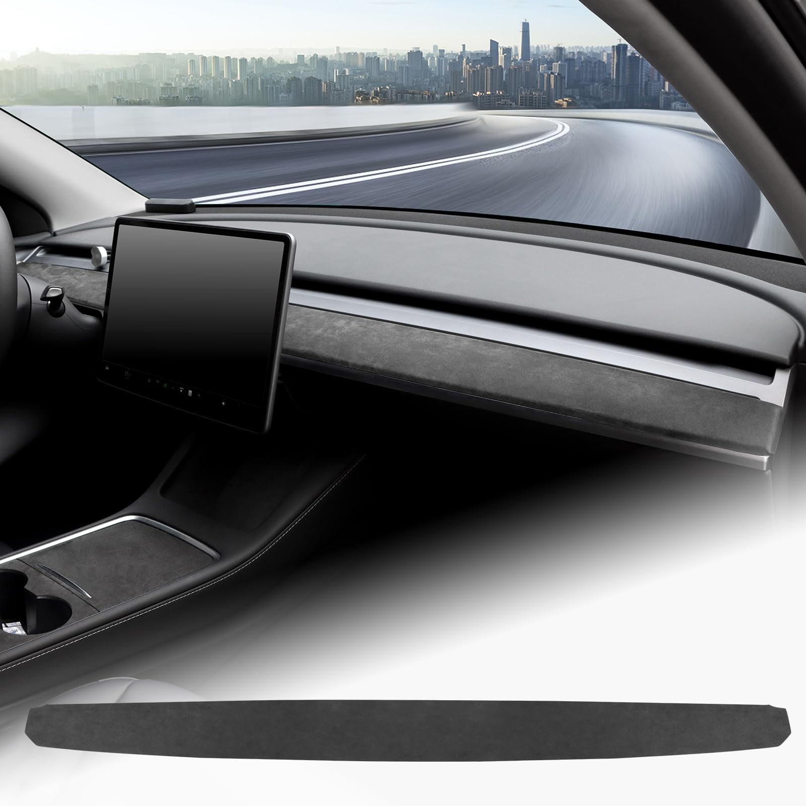 FDAIUN Car Interior Moulding SSF20 Trim Stickers for Tesla Model 3 Y ...