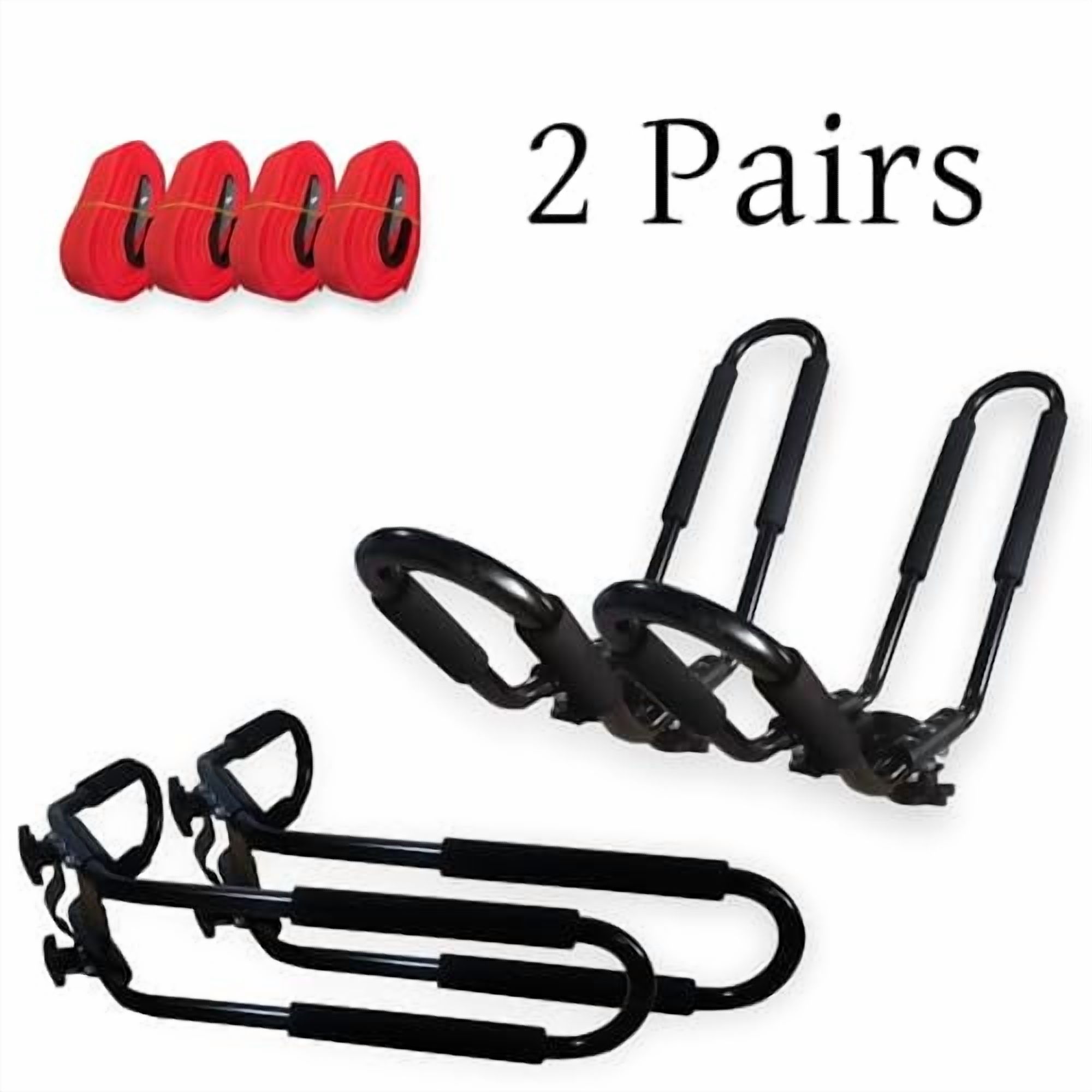 FDB Universal 2 Pairs Kayak Roof Rack J Cross Bar Carrier Holder for ...