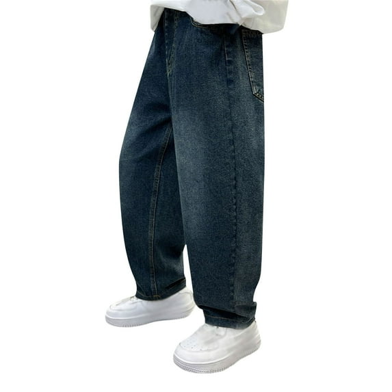 FDDMis Flare Jeans Y2k Baggy Jeans Pull on Jeans Flare Sweatpants ...
