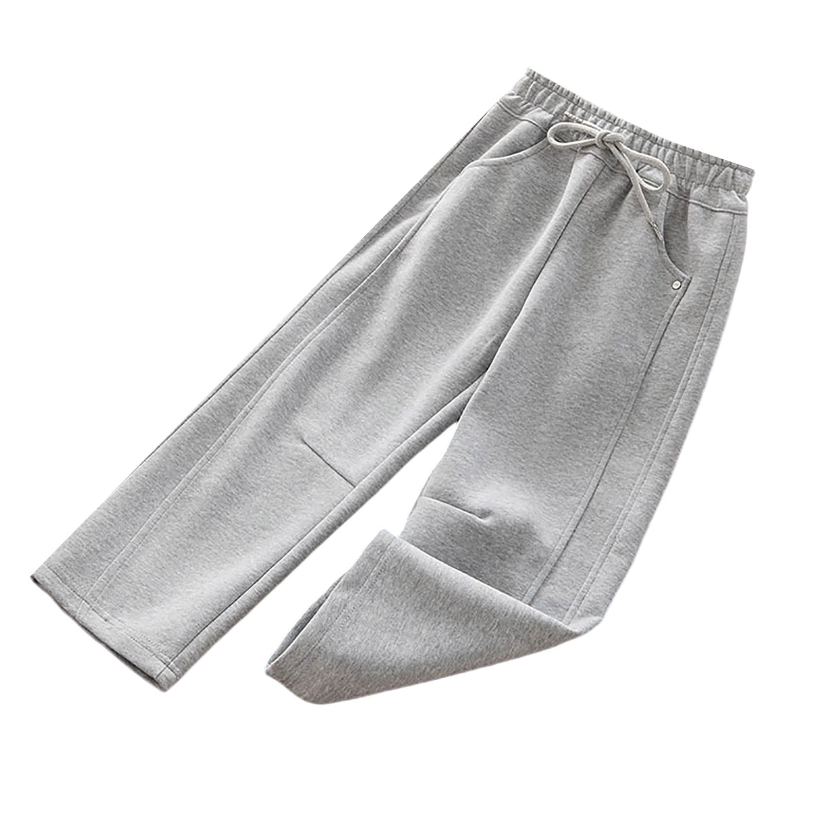 FDDMis Girls Sweatpants Size 10-12 Kids Wide Leg Sweatpants Pants Girls ...