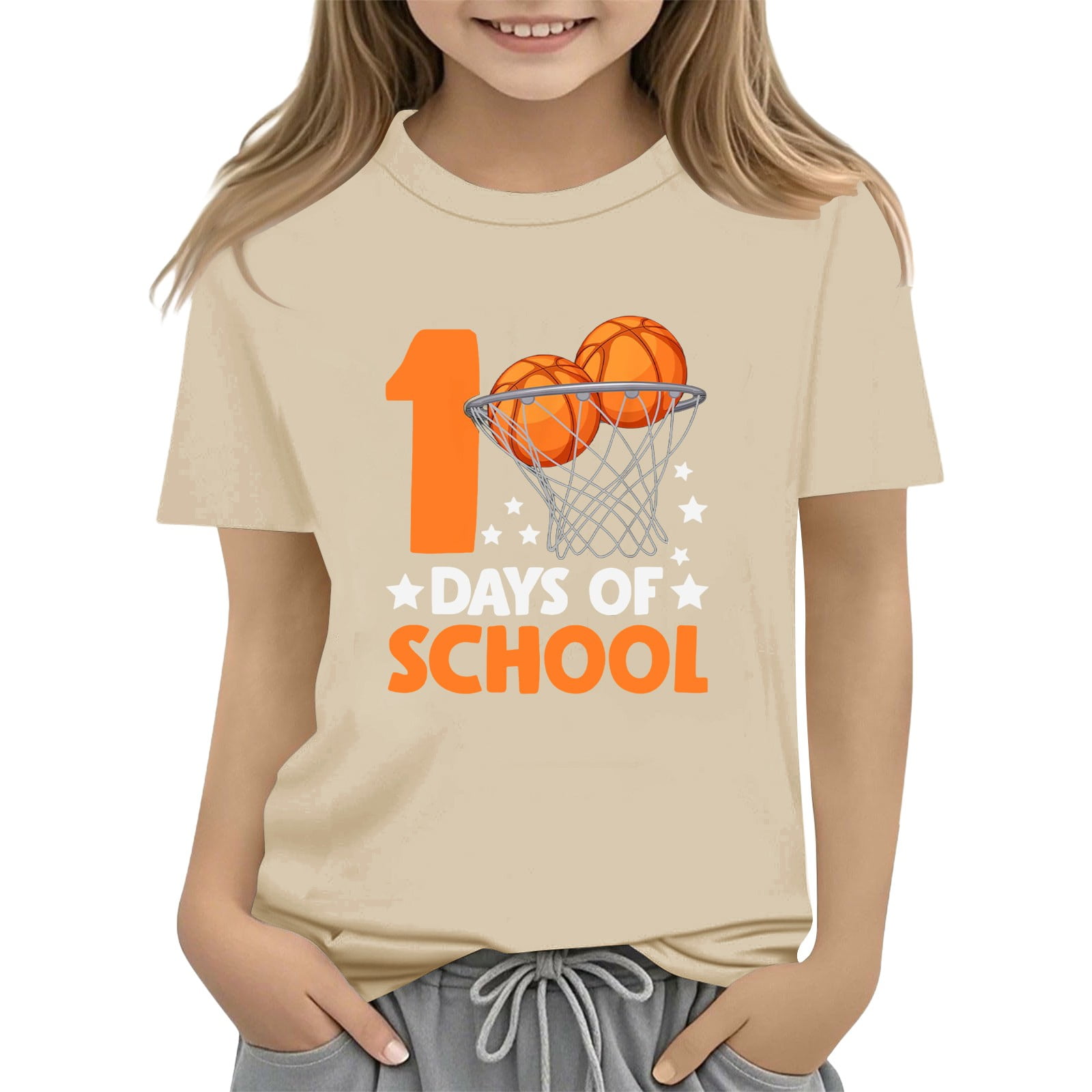 FDDMis Girls White Crop Top White Tees for Boys Little Girl Clothes ...