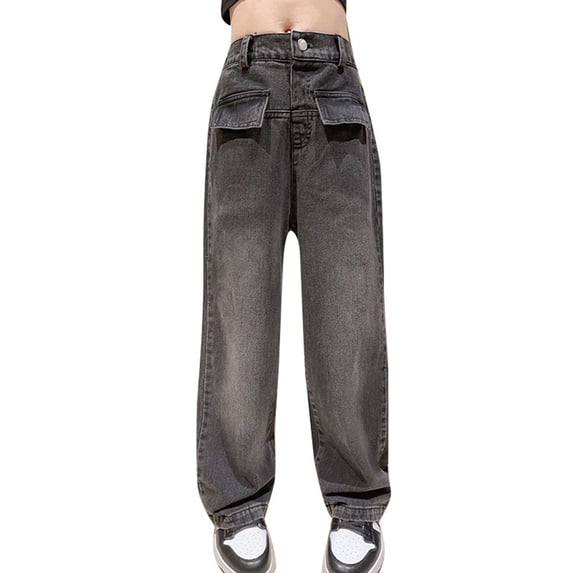 FDDMis Jeans for Teen Girls Pantaloncillos De Hombres School Pants for ...
