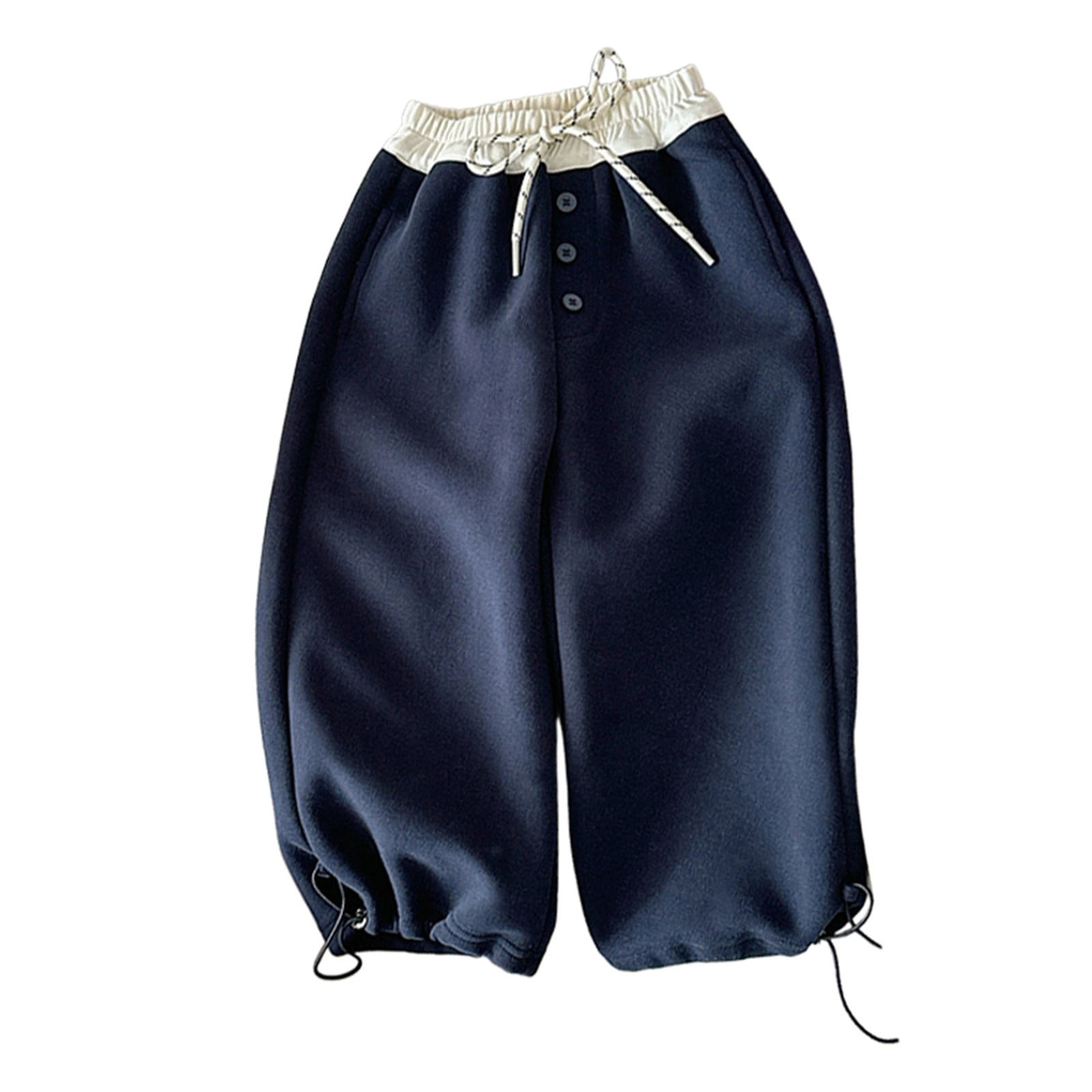 FDDMis Sweatpants Jeans Sweatpants with Back Pocket Denim Pants Girls ...