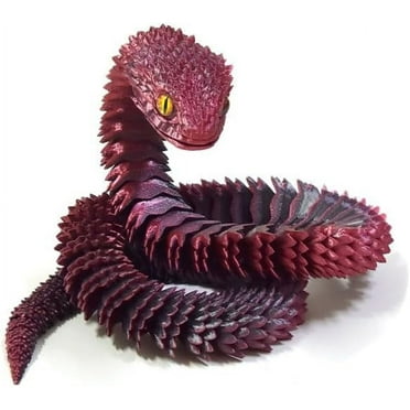 3D Printed Snake Flexiable Snake Toys, 25" 3D Printed Flexible ...