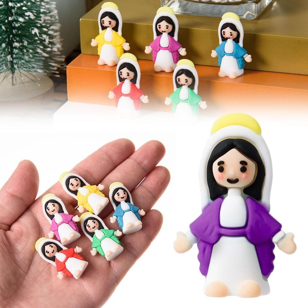 FDEEOM 30pcs random color small Virgin Mary statues miniature Virgin ...