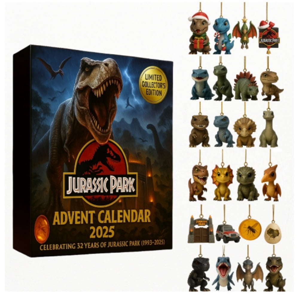 FDEEOM Dinosaur Advent Calendar 2025 Blind Box Mini Dinosaurs Figures ...