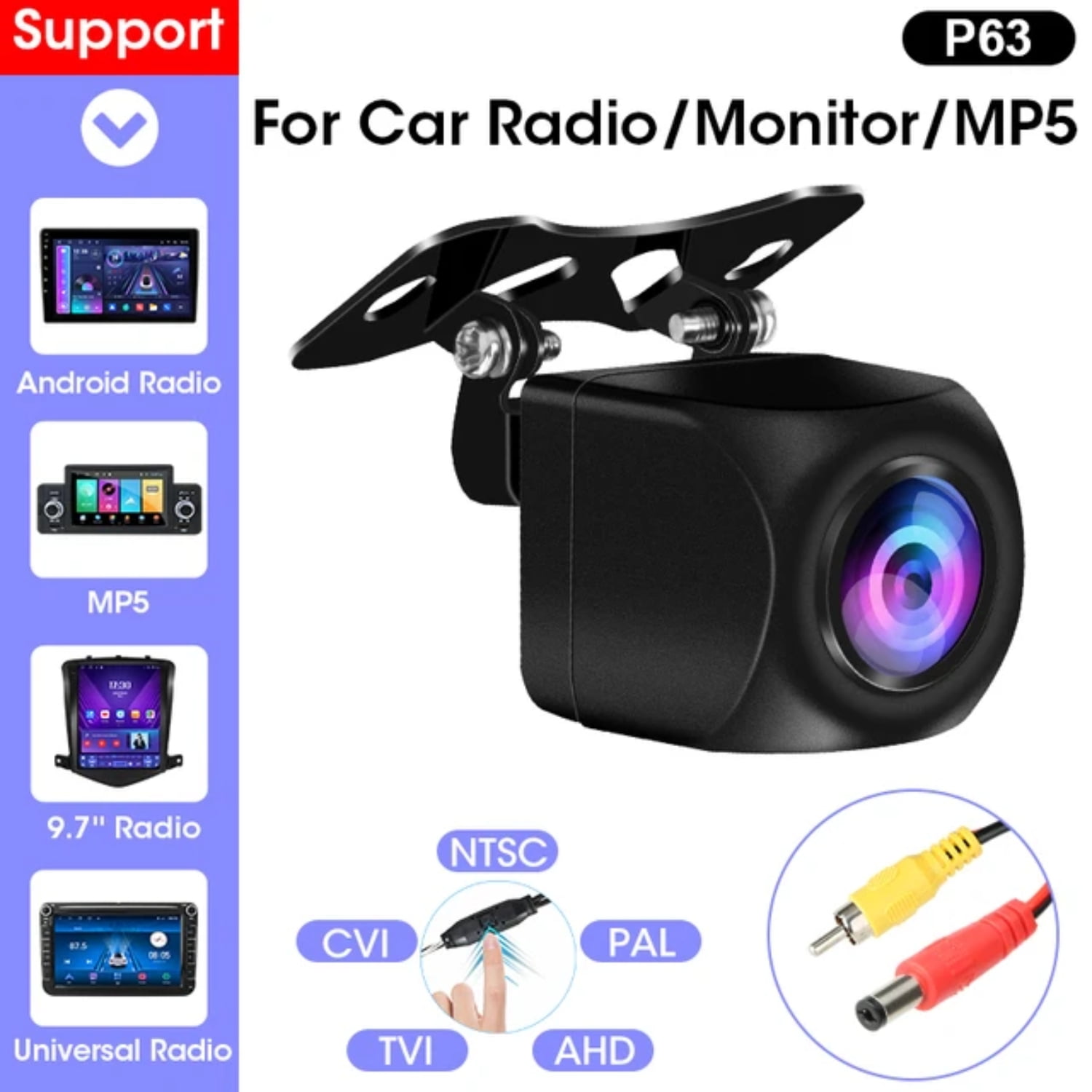 FDENGHU AHD 1080P Rear View Camera Fisheye Lens For DVR Cam Car Radio ...