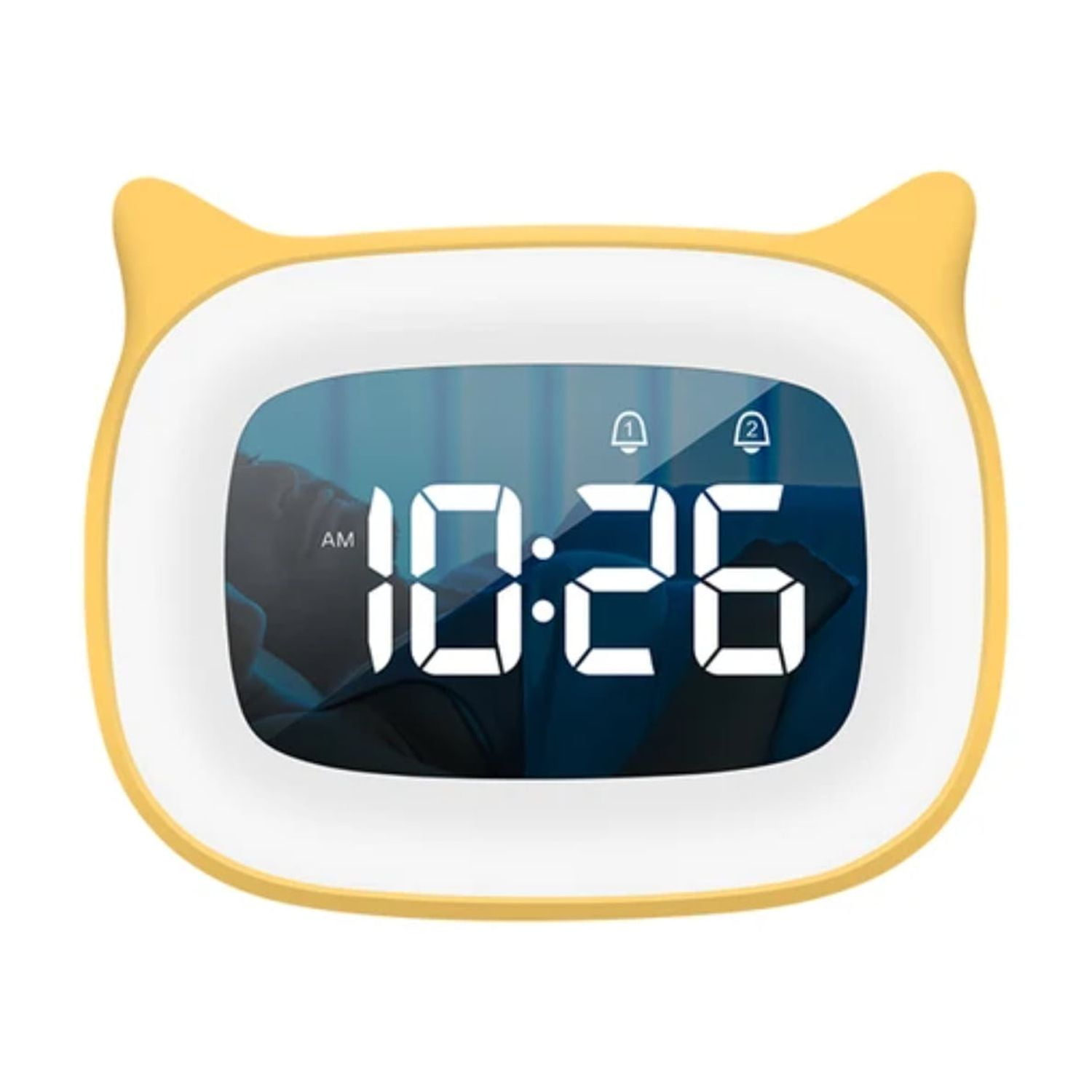 Fdenghu Convenient And Stylish Modern Living Dual Alarm Clock With Always On Display Versatile
