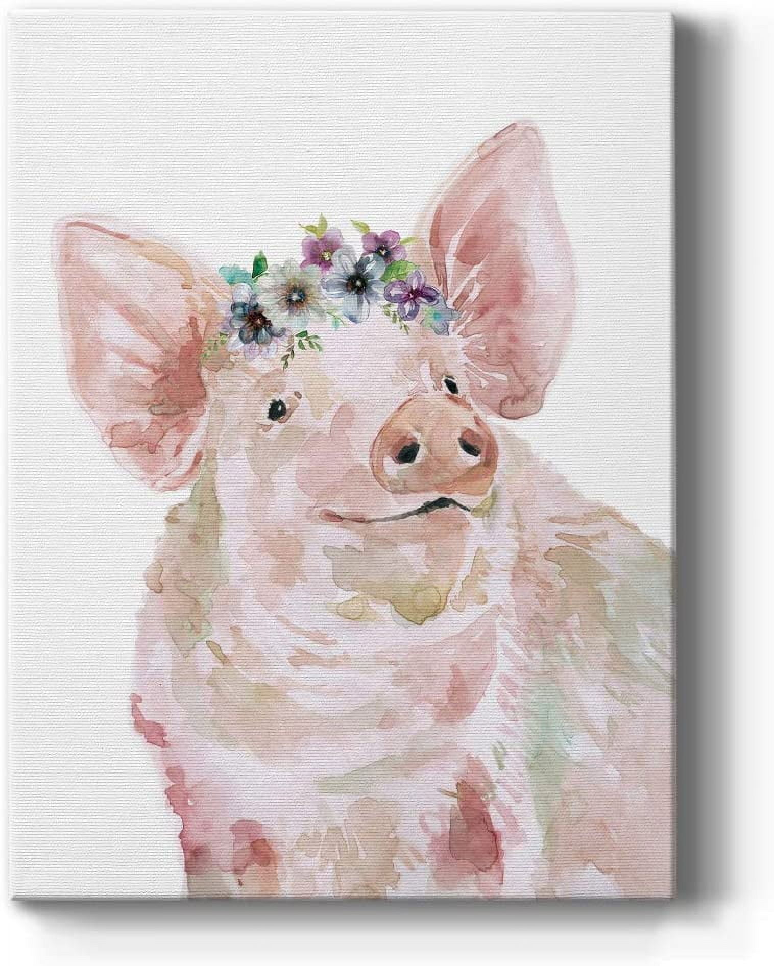 FDFW Canvas Animal Wall Art Modern Decorations Patgs & Prts Happy ...