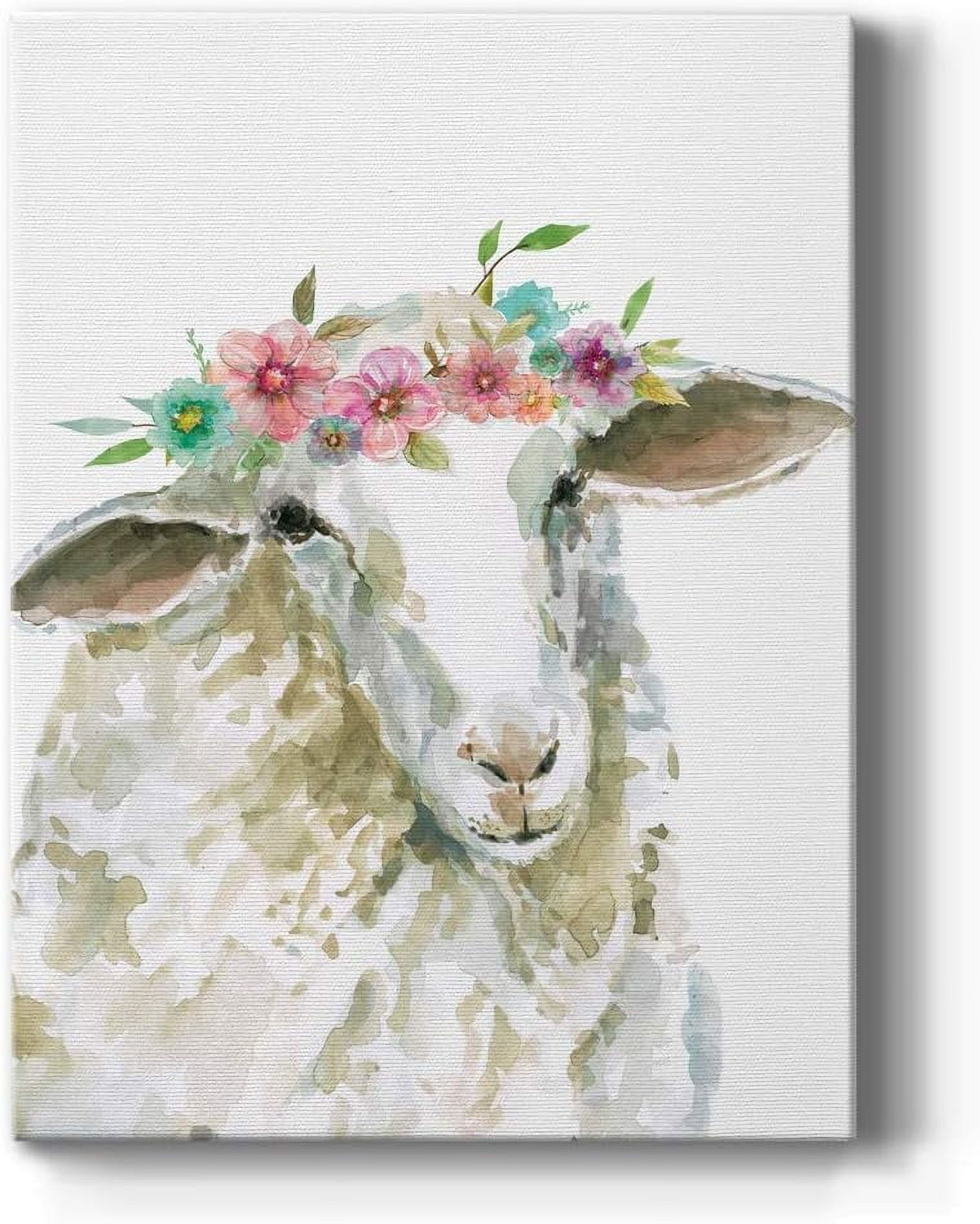 FDFW Canvas Animal Wall Art Modern Decorations Patgs Romantic Colorful ...