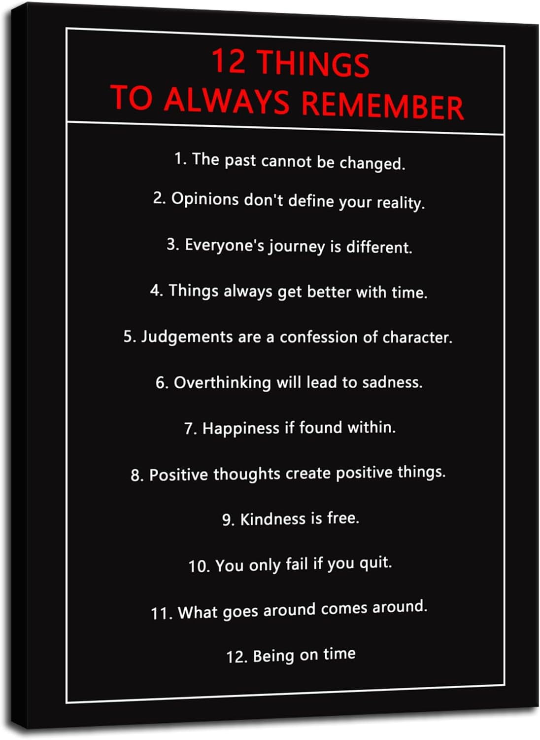 FDFW Canvas Painting Wall Art Success Quotespirational Wall Art 12 ...