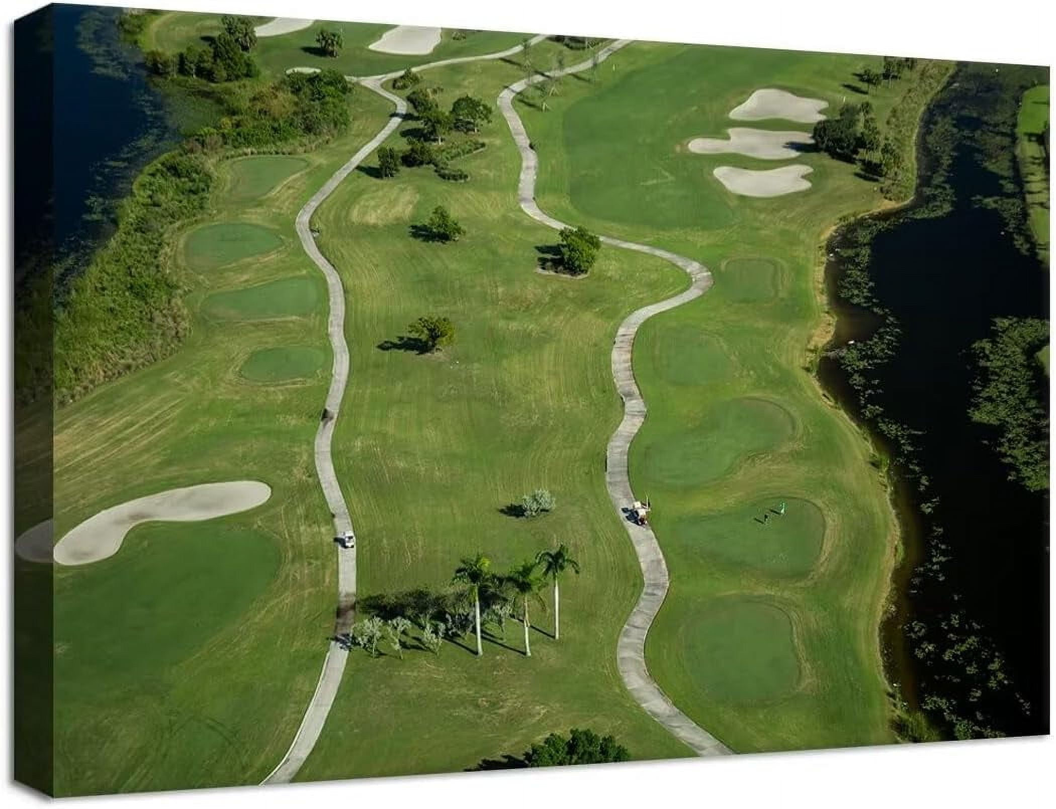 FDFW Florida Community Golf Course Wall Art for Livg Room Bedroom ...
