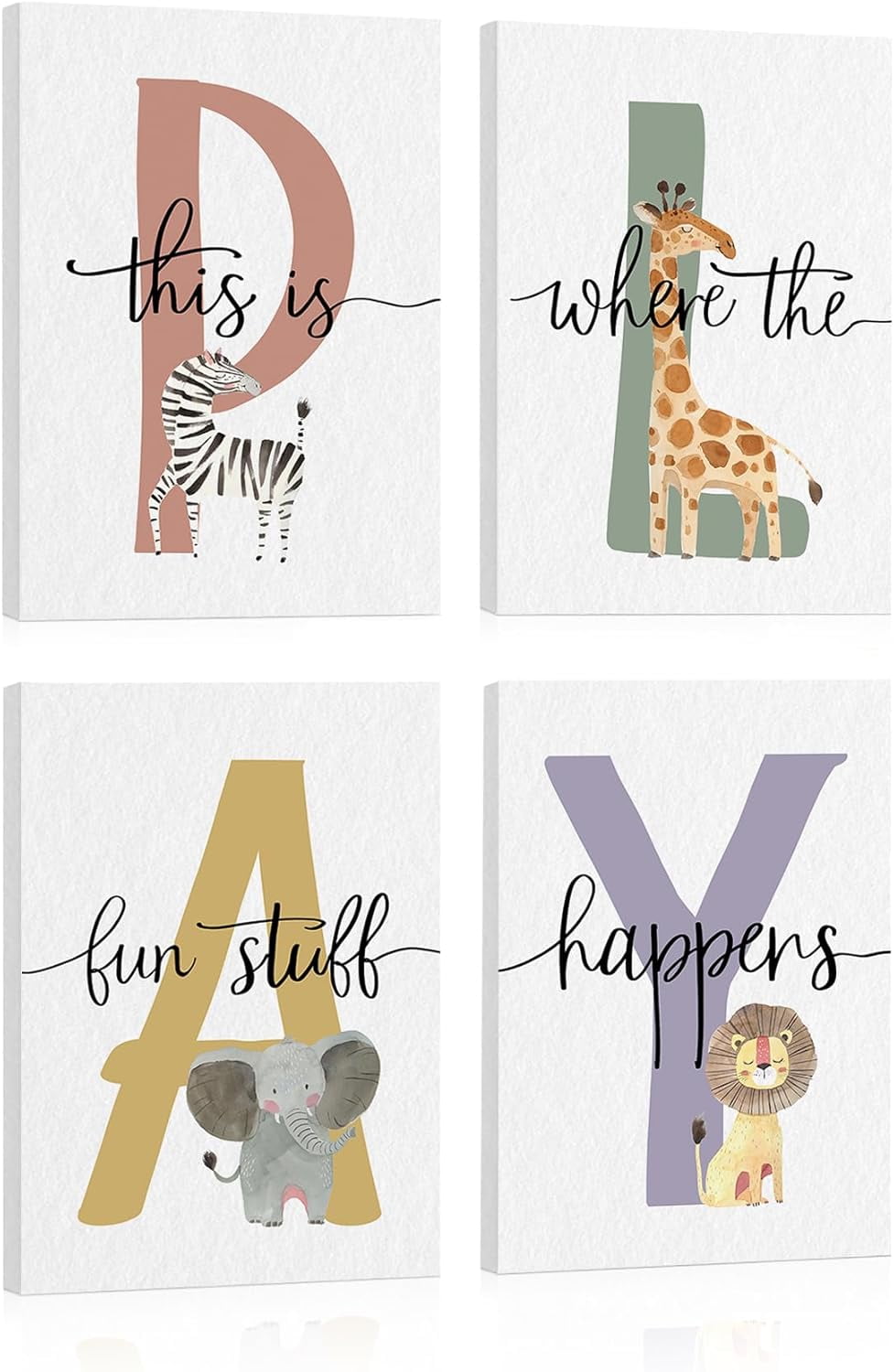 FDFW This is Where The Fun Stuff Happens Kids Playroom Wall Art ...