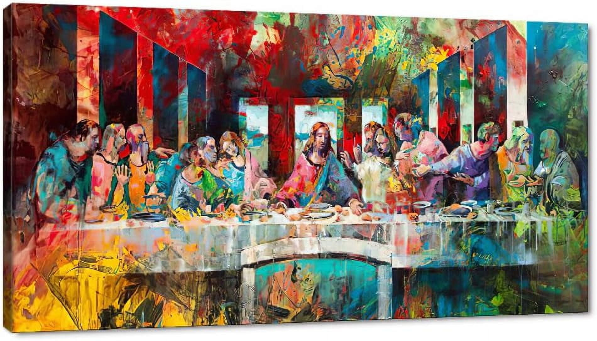FDFW Graffiti The Last Supper Famous Patg Reproduction Color Graffiti ...