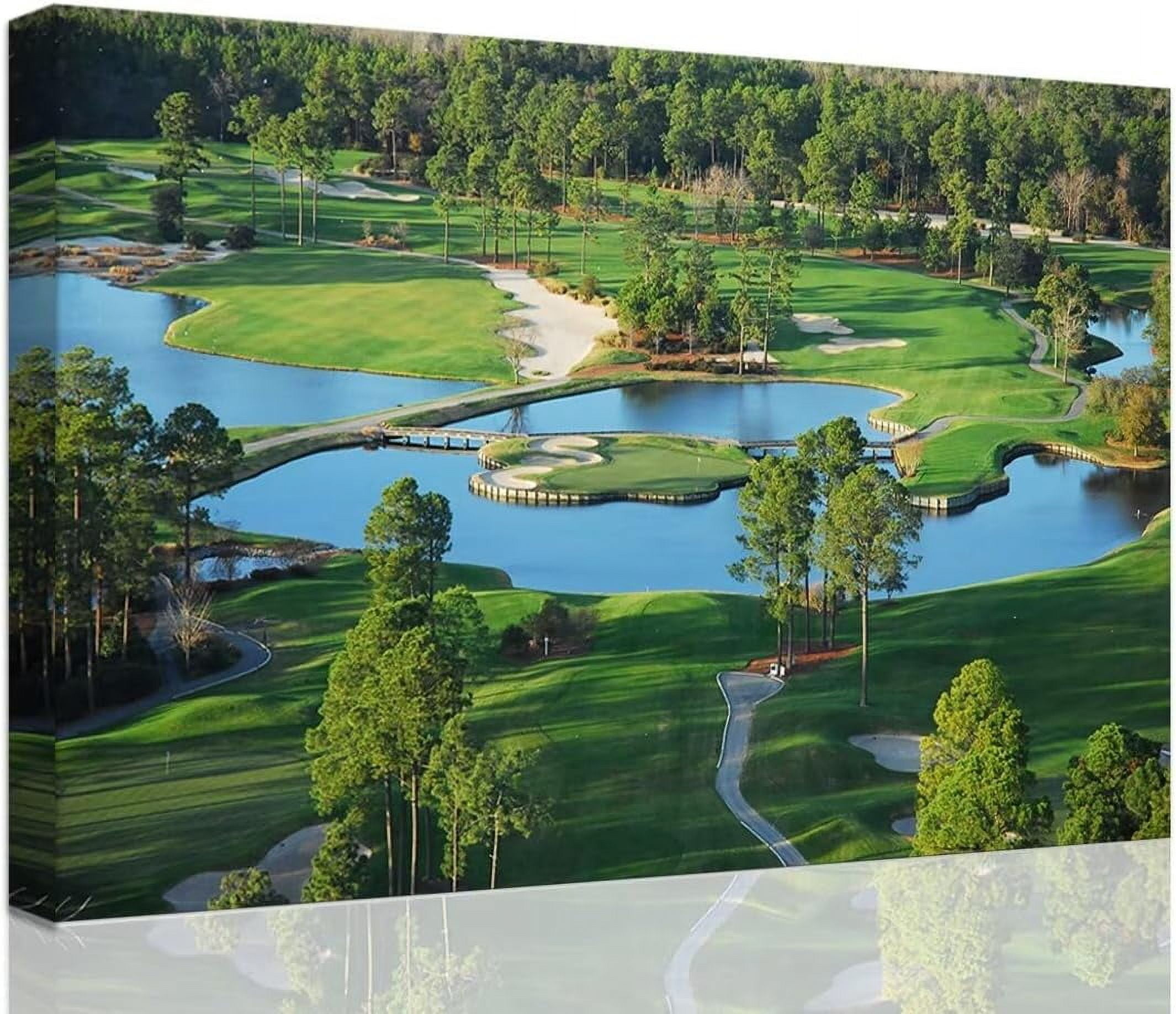 FDFW Kg's North Golf Course Wall Art for Livg Room Bedroom Bathroom ...