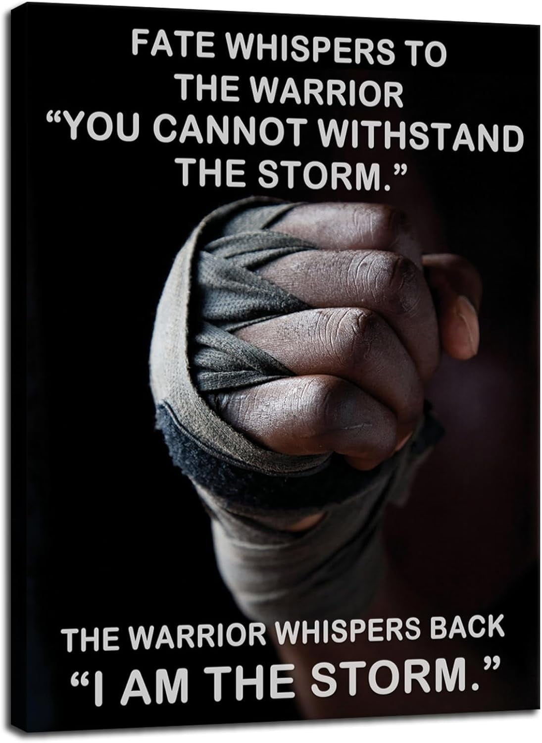 FDFW Motivational Quote Canvas Wall Artspirational Office Motto ...