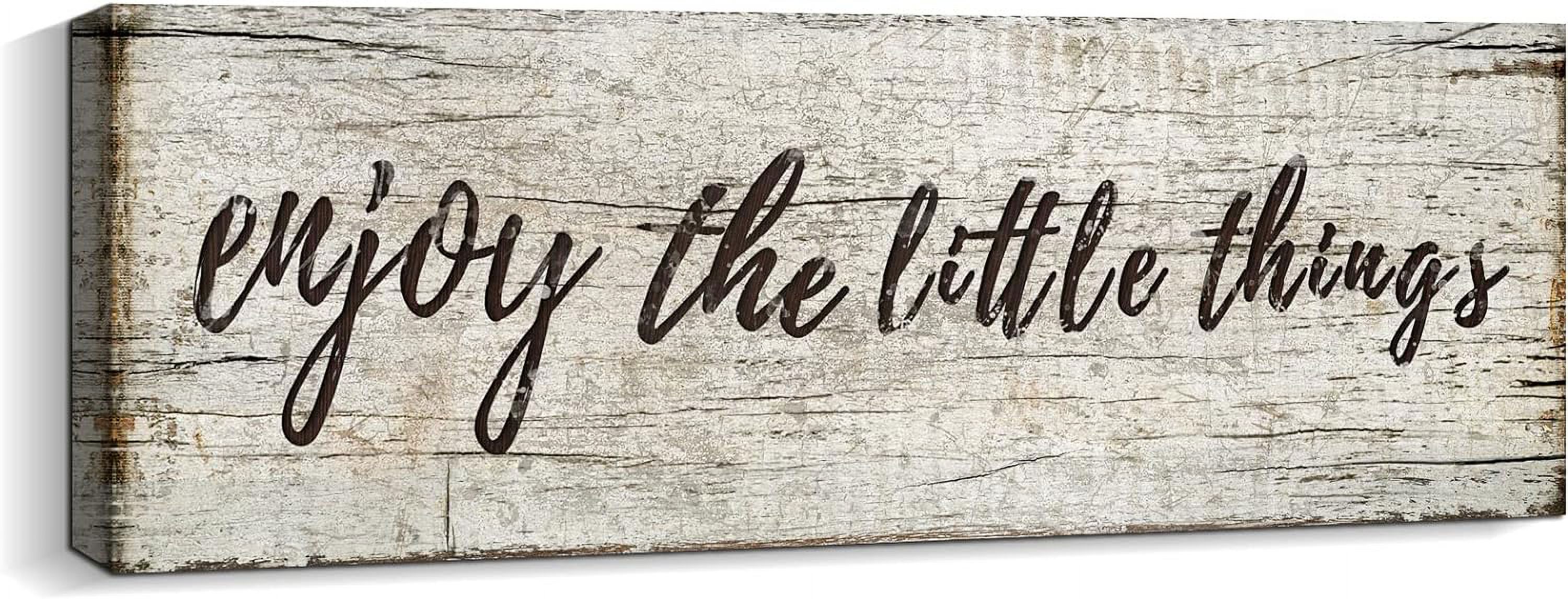 FDFW Quotes Wall Decor Enjoy the Little Thgs Sign Family Wall Signs ...