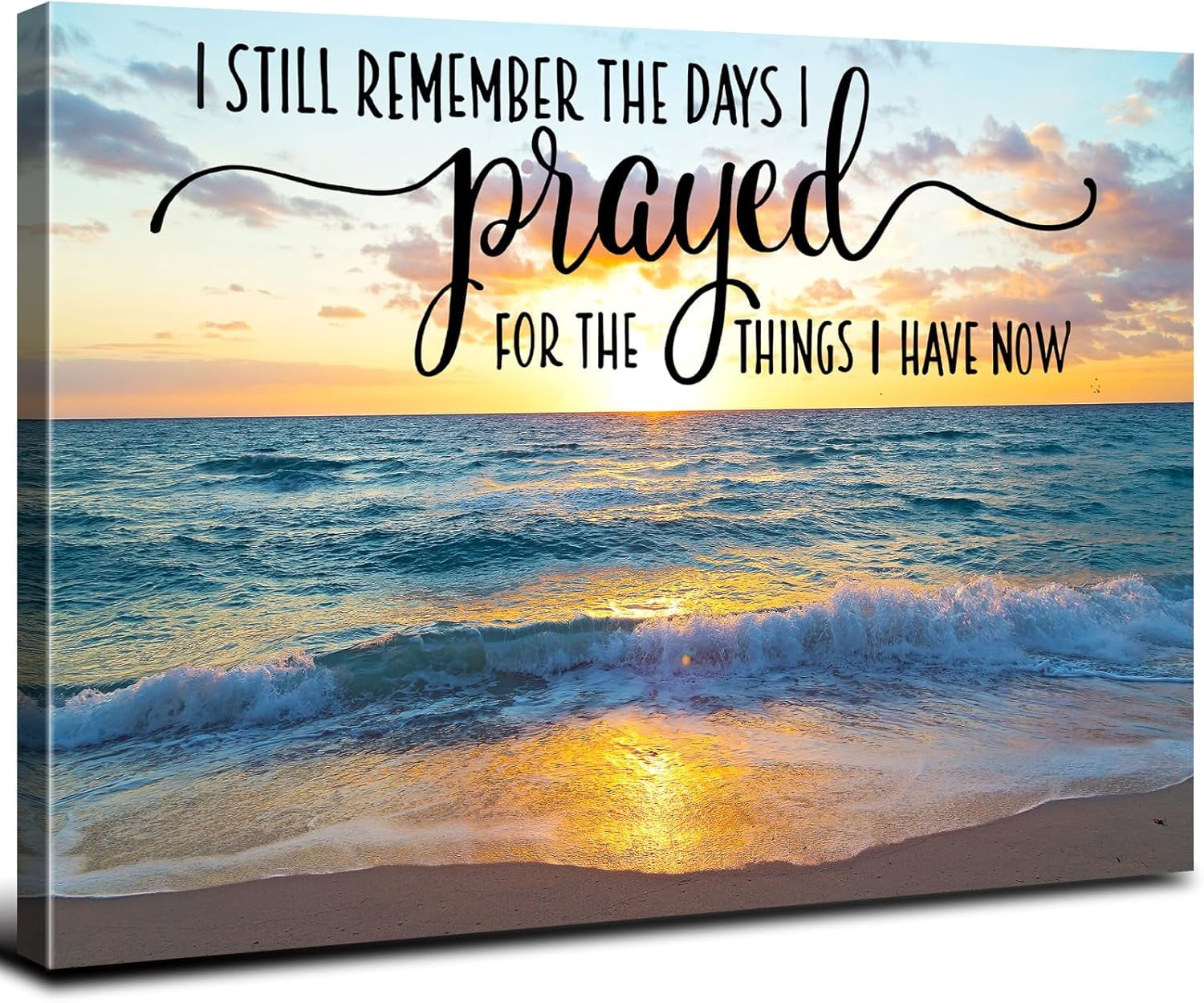 FDFW Scripture Wall Art Beach Wall Decor I still Remember The Days I ...