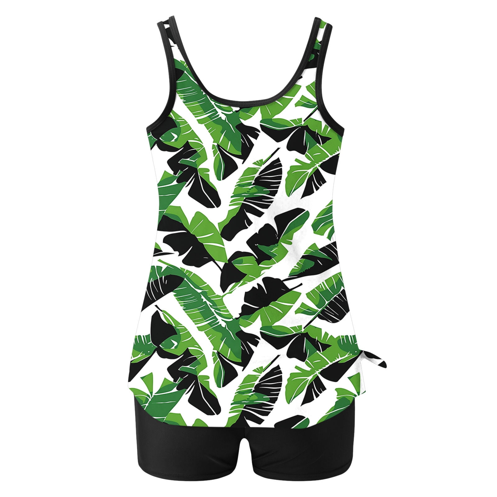 FDGIU ‌2025 Trendy Women's Floral Tankini Swimwear Set, Modest Athletic ...