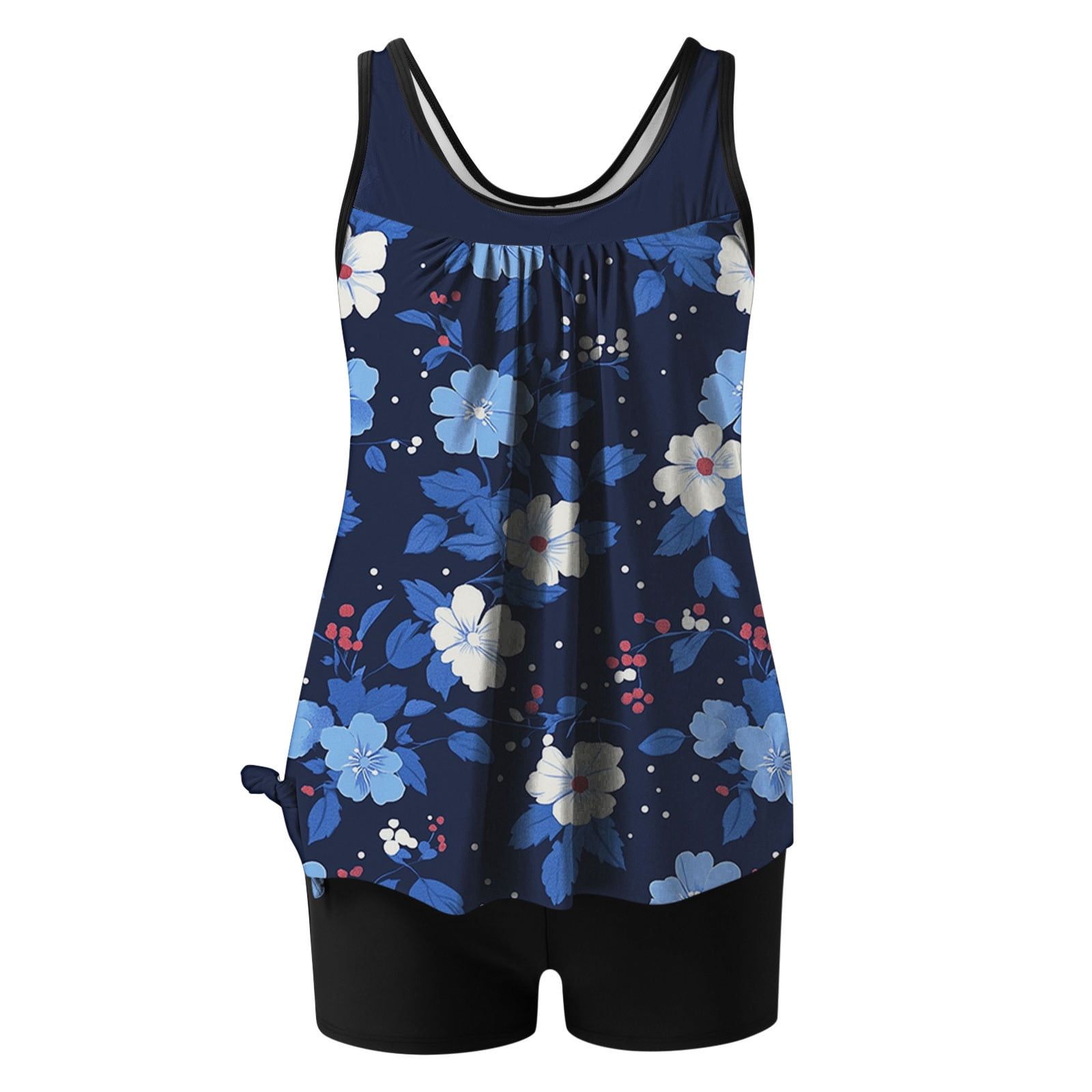 FDGIU ‌2025 Trendy Women's Floral Tankini Swimwear Set, Modest Athletic ...