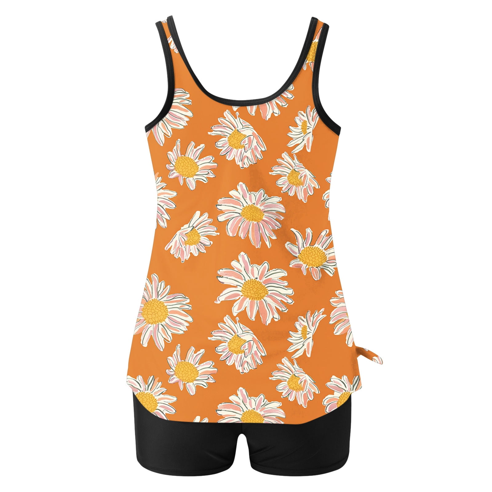 FDGIU ‌2025 Trendy Women's Floral Tankini Swimwear Set, Modest Athletic ...