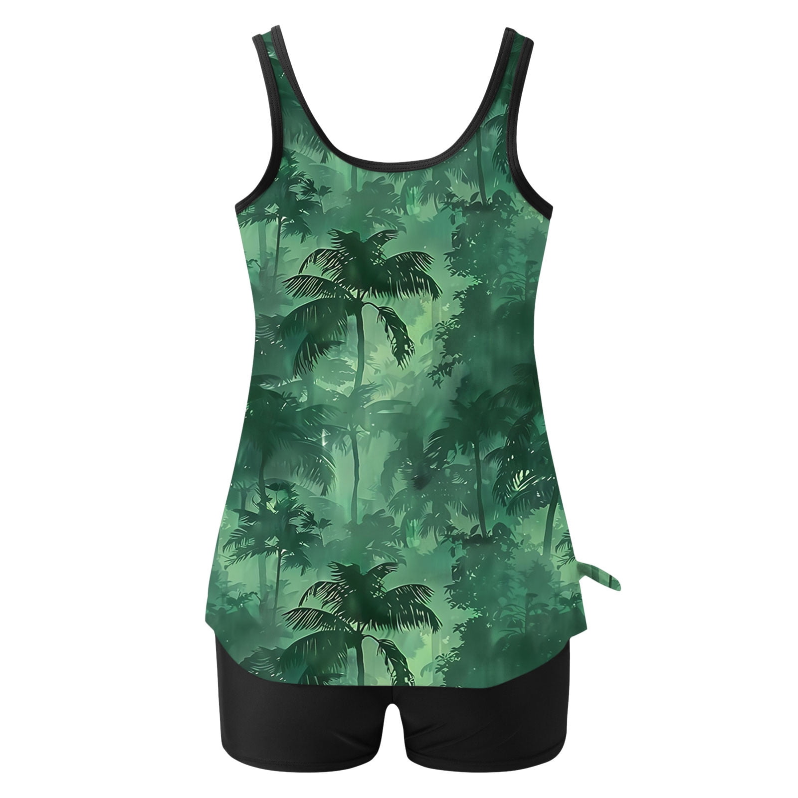 FDGIU ‌2025 Trendy Women's Floral Tankini Swimwear Set, Modest Athletic ...