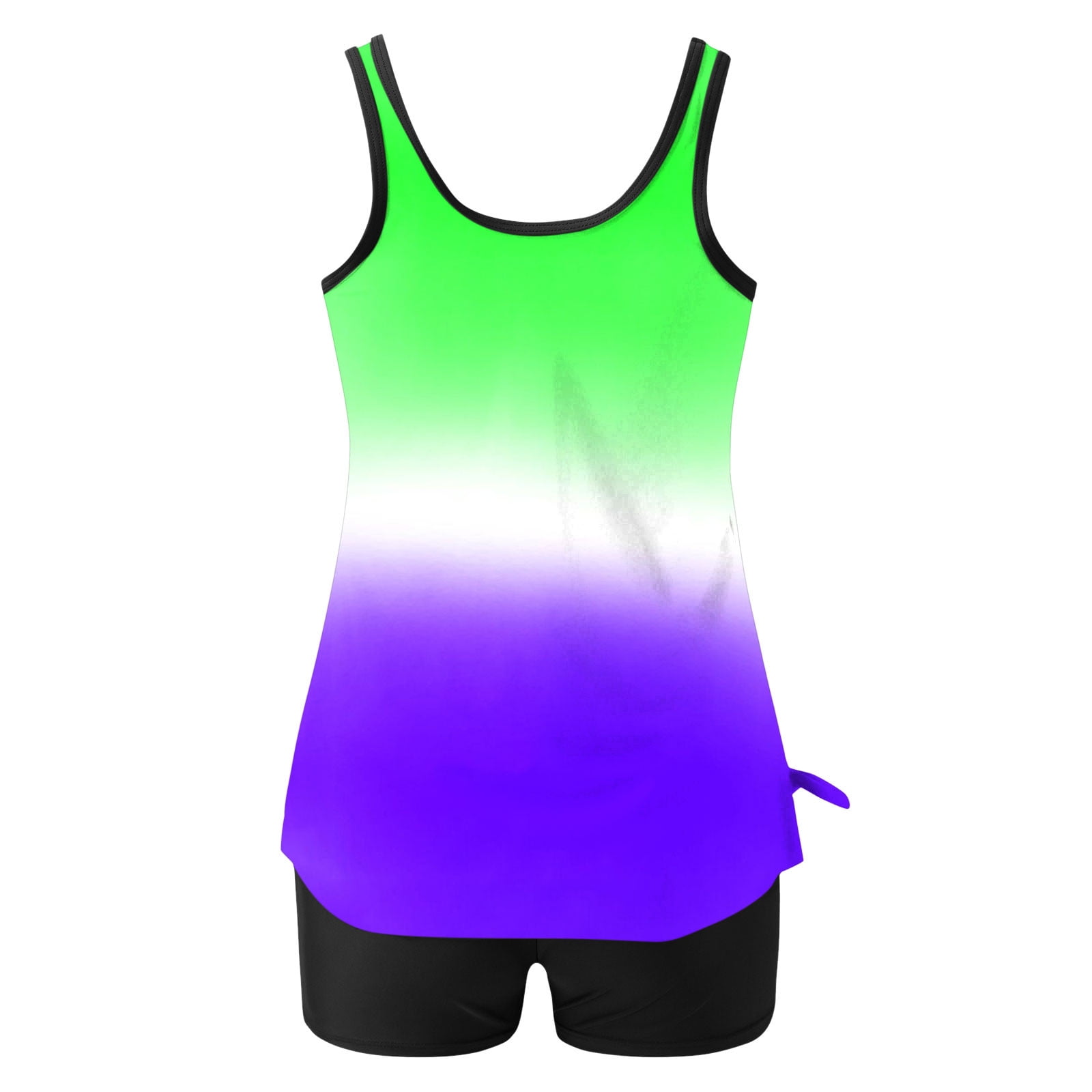 FDGIU 2025 Trendy Women's Solid Bathing Swimwear Set, Modest Athletic ...