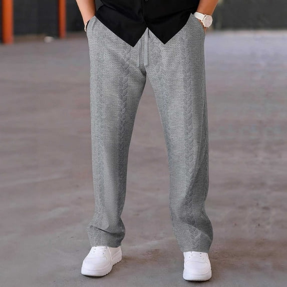 FDGIU ‌Men's Tapered Jogger Sweatpants, Casual Loose Fit with ...