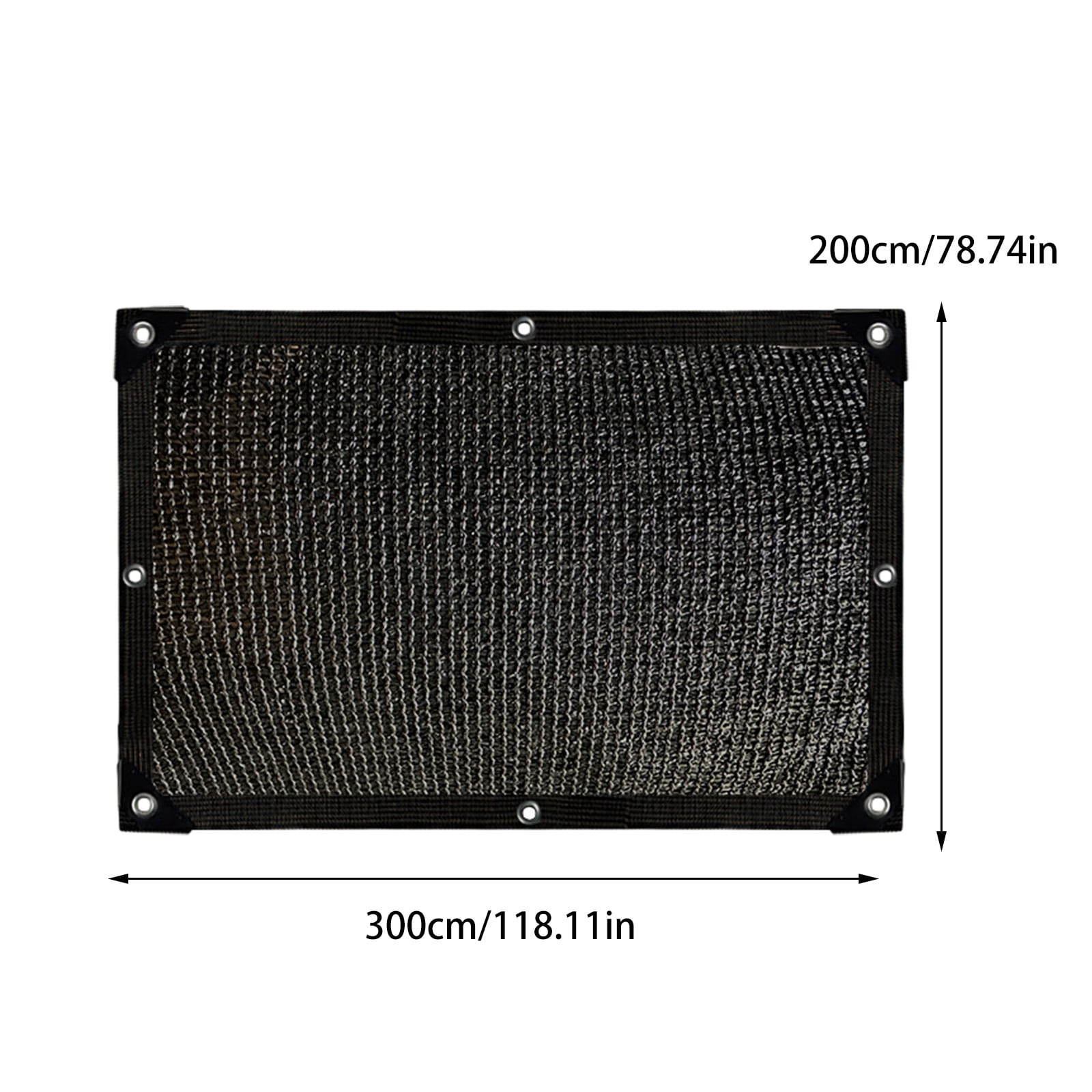 FDGIU Sun Shade Shade Cloth Sunblock Mesh Cover Taped With Grommets Sun ...