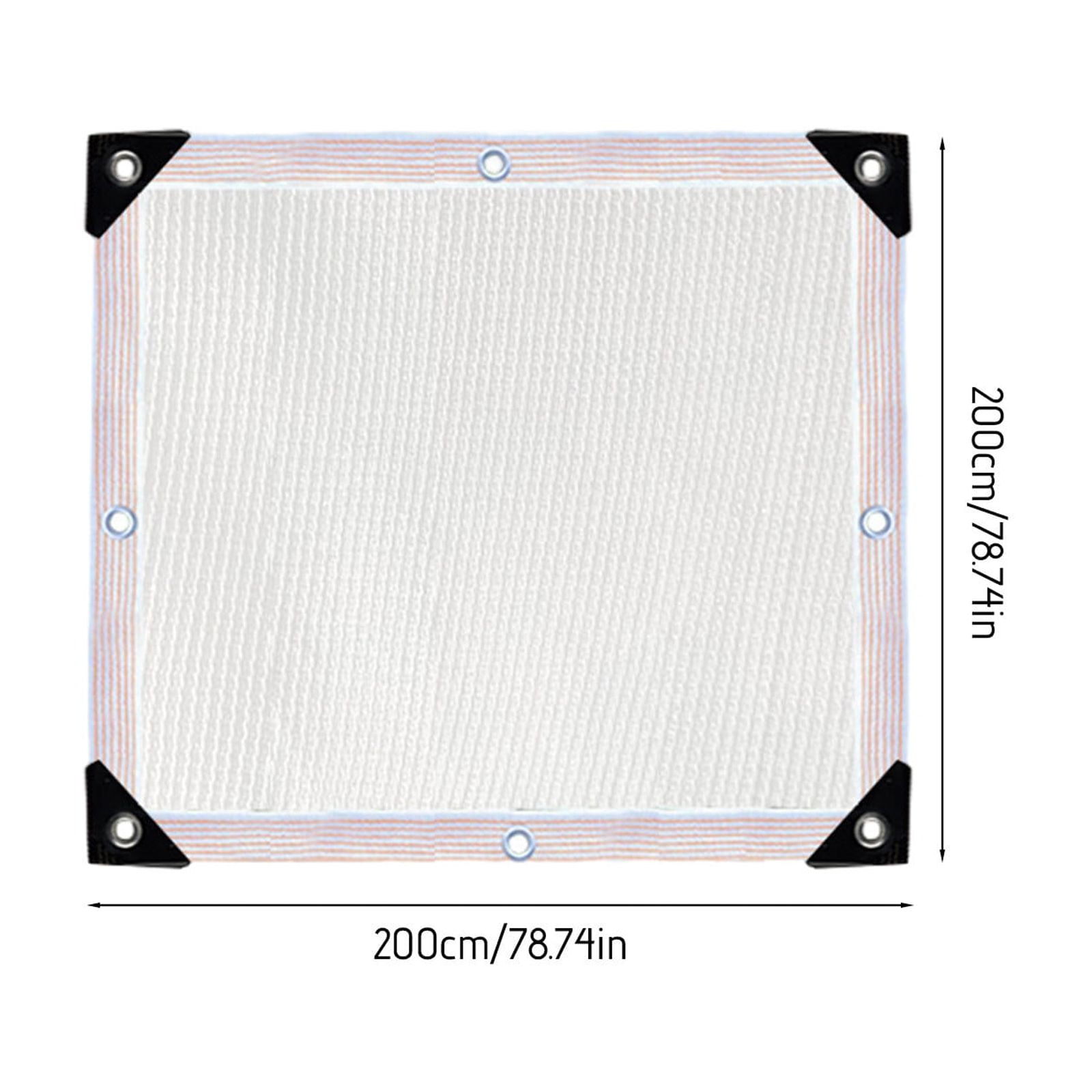 FDGIU Sun Shade Shade Cloth Sunblock Mesh Cover Taped With Grommets Sun ...