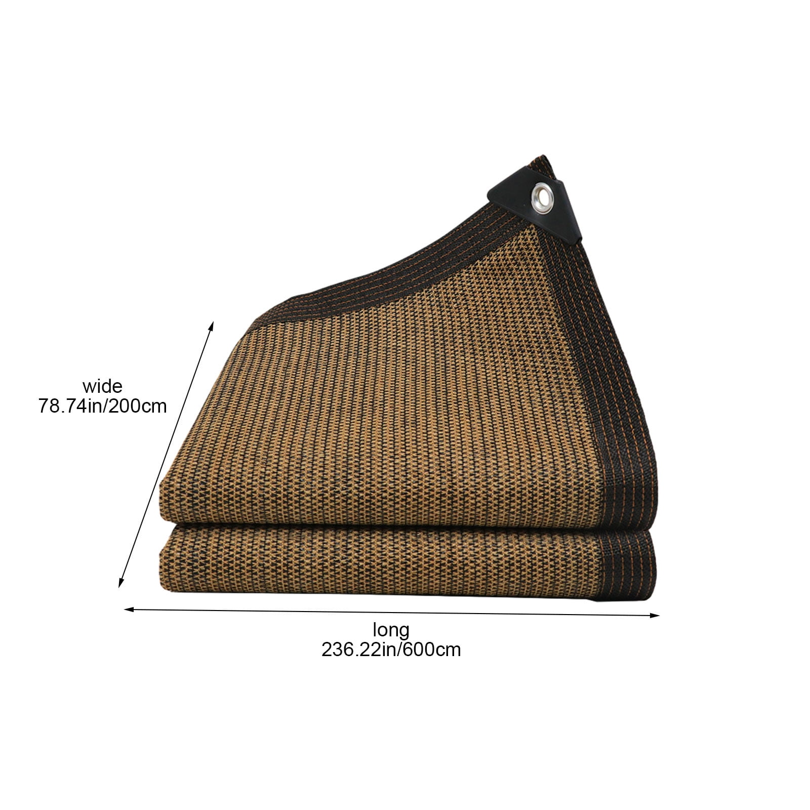 FDGIU Sun Shade Sun Shade Commercial Outdoor Shade Cover Sand Rectangle ...