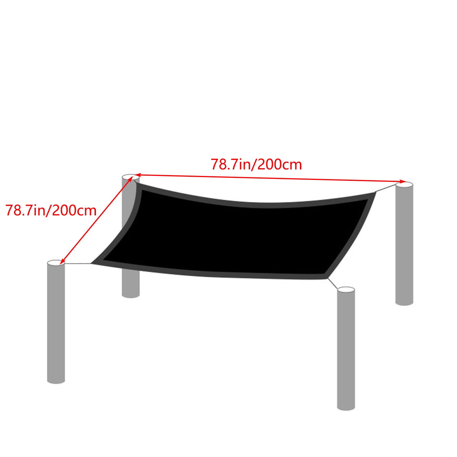 FDGIU Sun Shade Sun Shade Outdoor Sunshade Swimming Pool Sun Awning ...