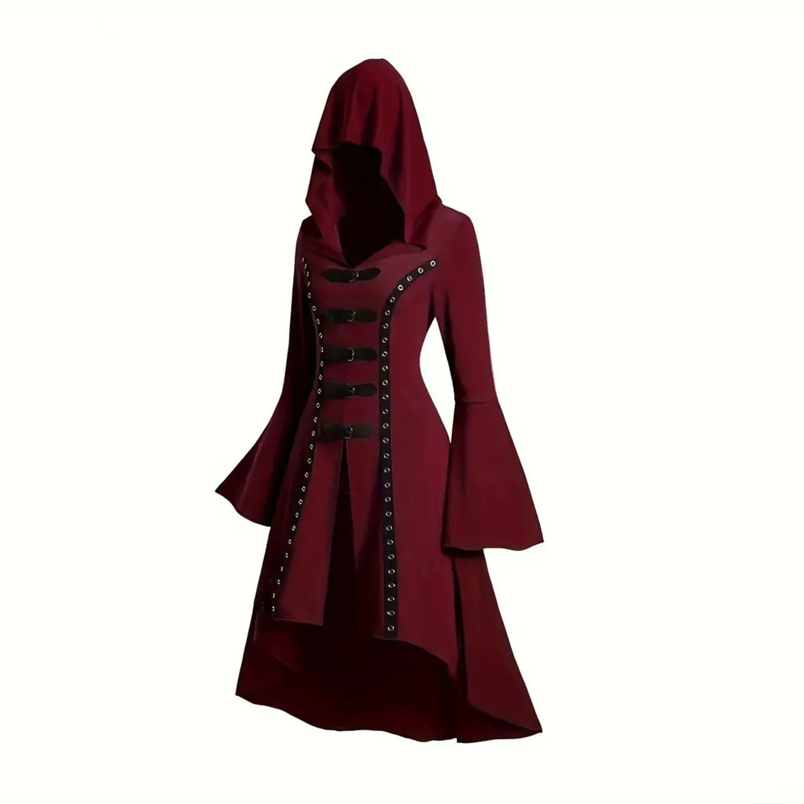 FDGIU Women's Medieval Renaissance Dress - Gothic Halloween Costume ...