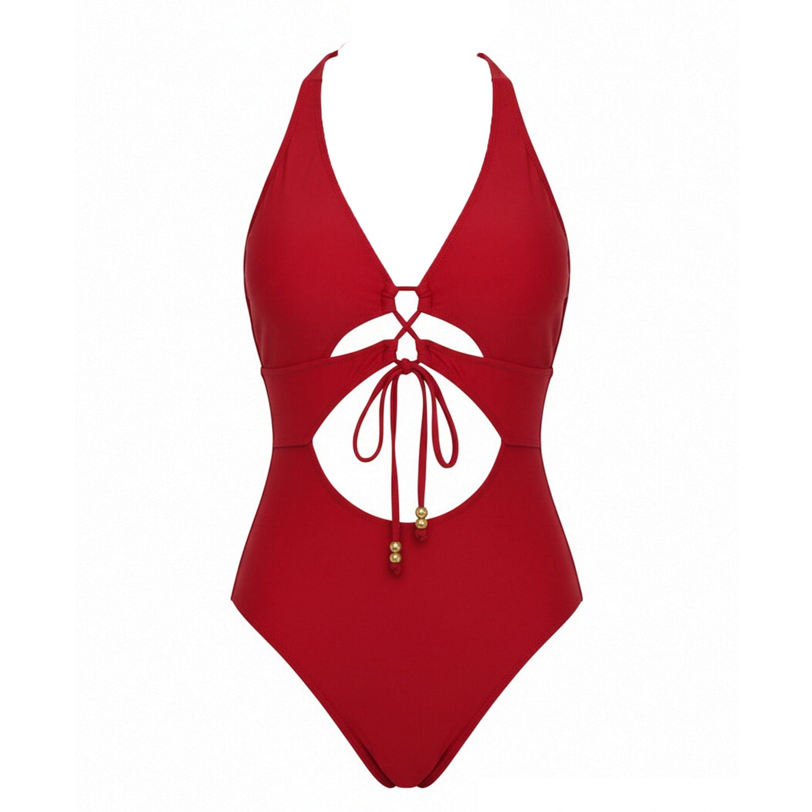 FDGIU Women's Tummy Control Push Up Monokini - Slimming One Piece ...