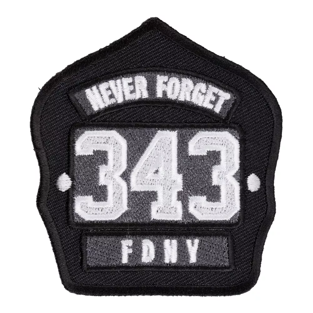FDNY 343 Never Forget Helmet Patch, 9-11 Patches - Walmart.com
