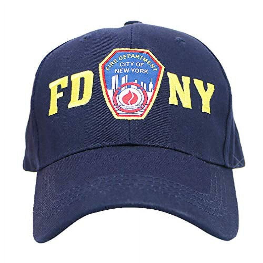 FDNY Cap Navy Baseball Cap New York Fire Department Adult Hat Size ...