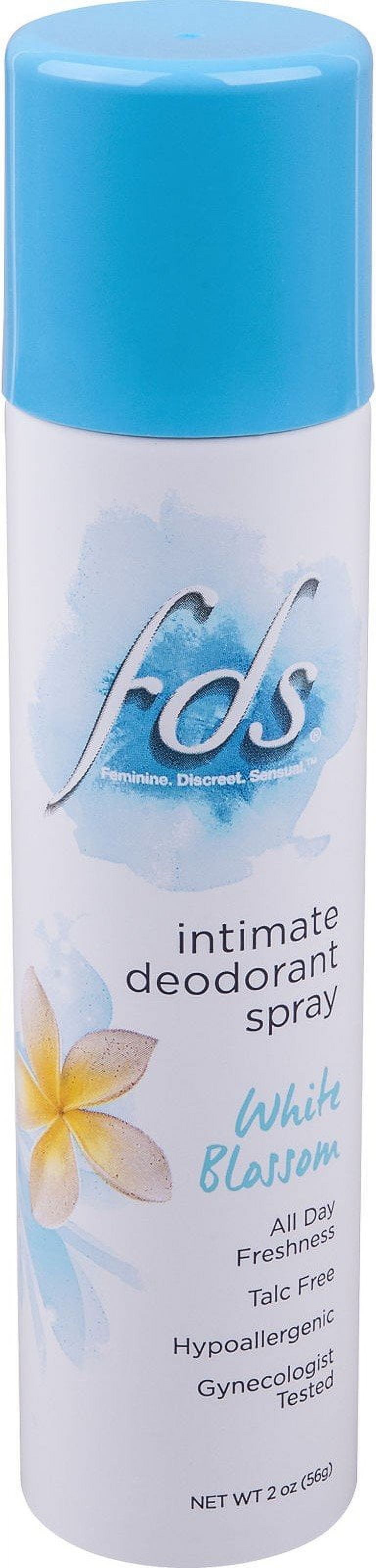 FDS Feminine Intimate Body Hygiene Spray, Travel Size, White Blossom, 2 ...