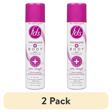 FDS Feminine Deodorant Spray, Extra Strength 2 oz (Pack of 3) - Walmart.com
