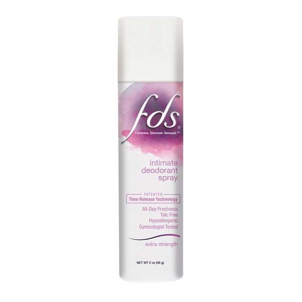 FDS Intimate Deodorant Spray, Extra Strength, 2 Oz - Walmart.com