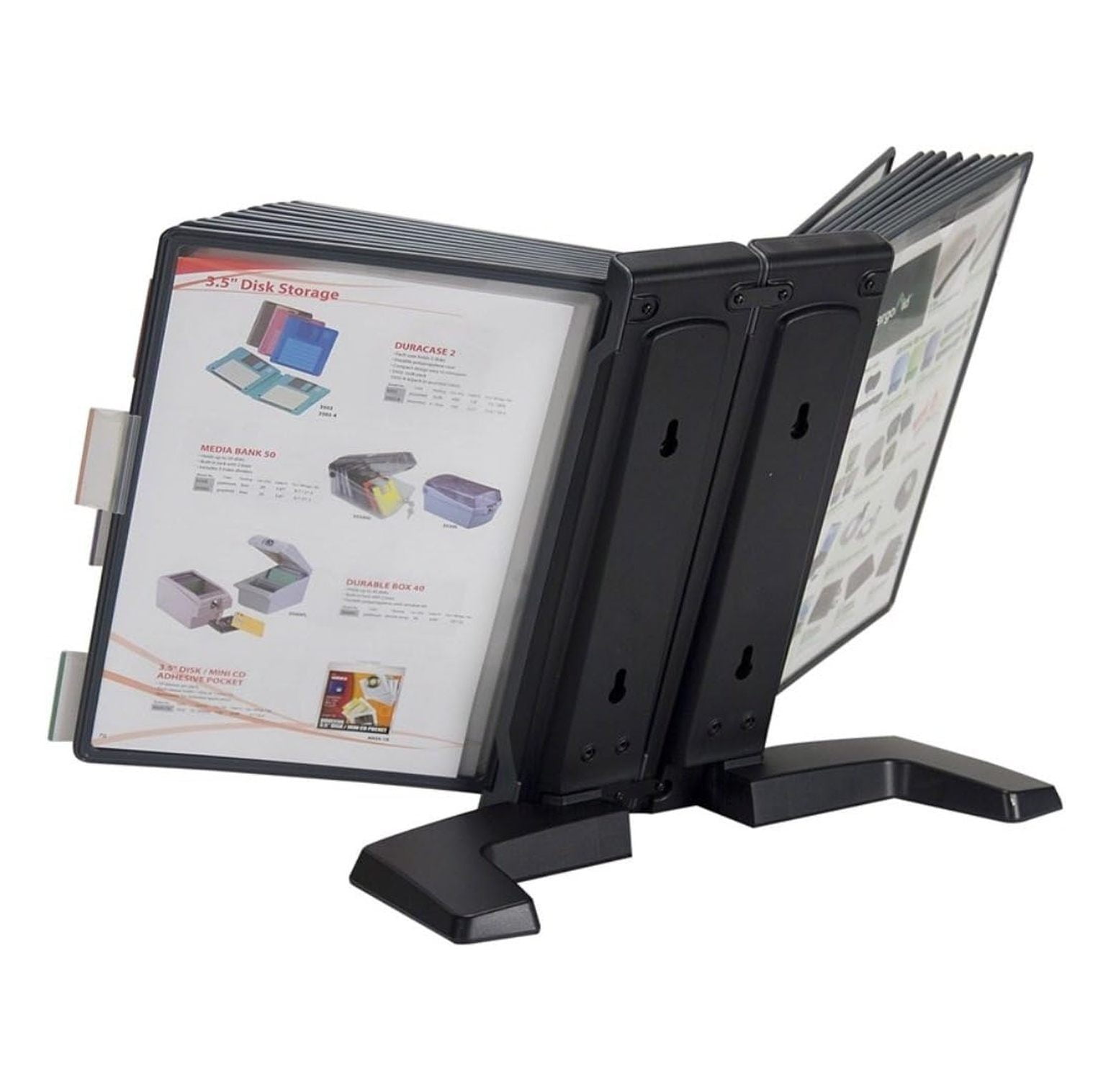 FDS005L-20 Desktop Reference Organizer, Includes 20 Display Panels ...