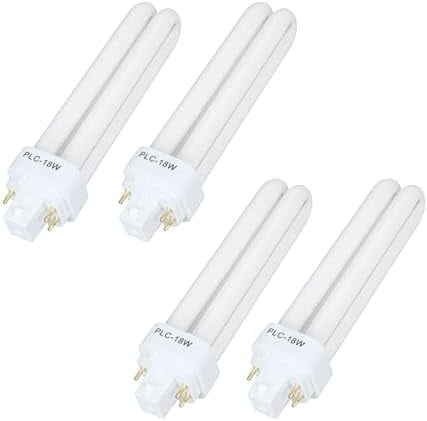 FDS18E35/4 CFL Light Bulbs for Panasonic, 4 Pin G24q-2 Base 18W 3500K ...