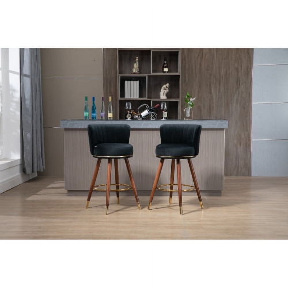 FDSXVBU COOLMORE Counter Height Stools for Kitchen Counter Solid Wood ...