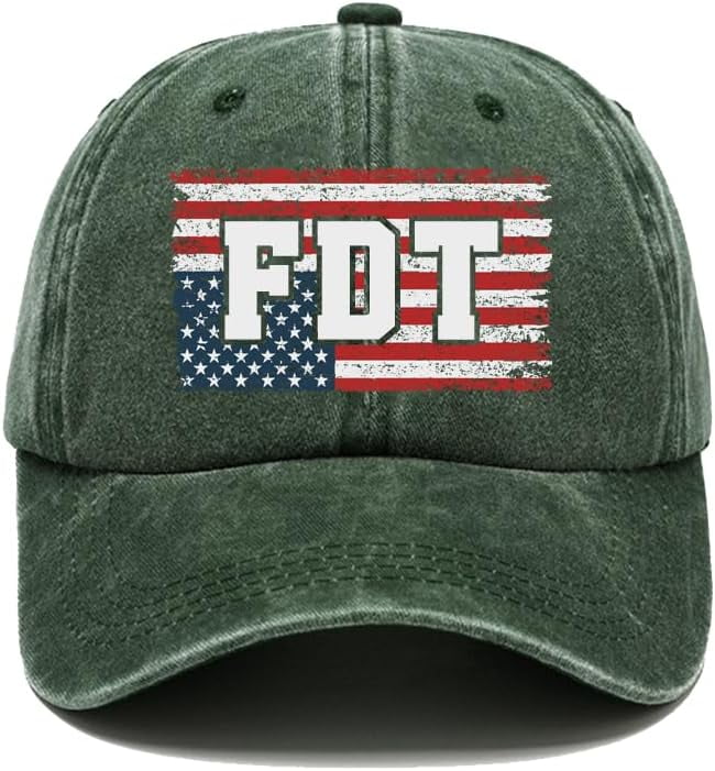 FDT Hat Upside Down American Flag Baseball Cap Foxtrot Delta Tango Hat ...