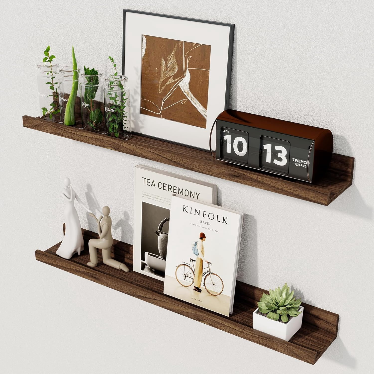 FDTBYHVYT 30 Inch Floating Shelves for Wall | Picture Shelf | Rustic ...