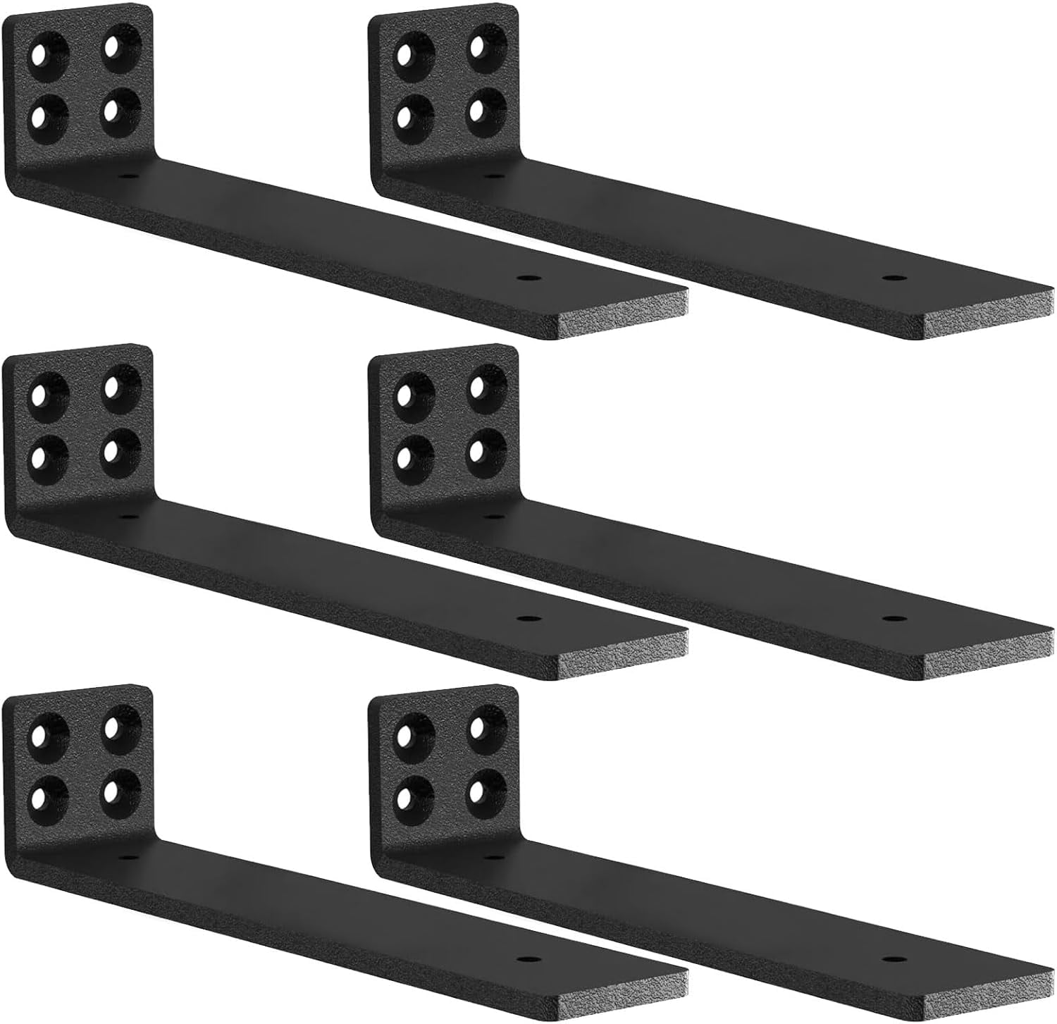 FDTBYHVYT 4 Pack Floating Shelf Bracket Heavy Duty Hidden Shelf ...