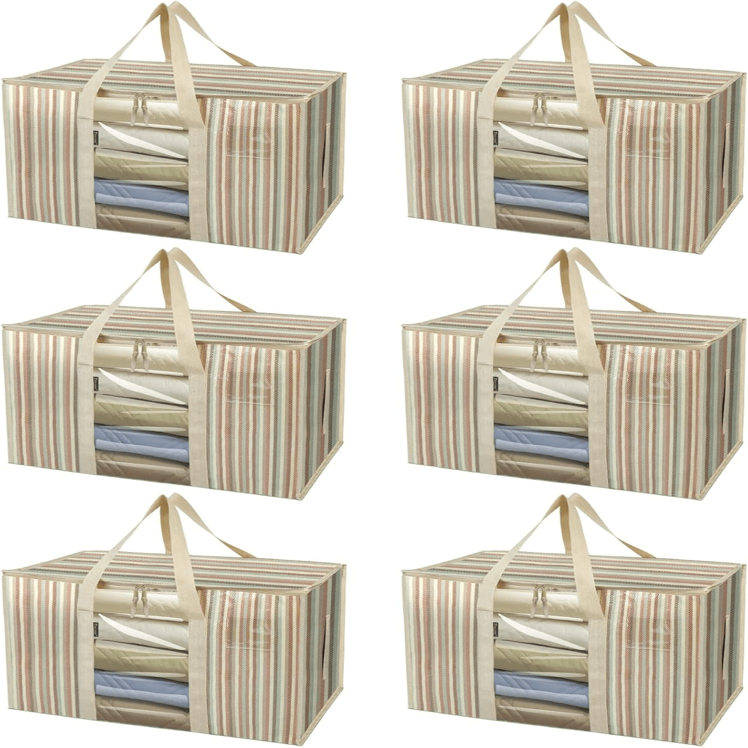 FDTBYHVYT 8-Pack Oversized Moving Bags with Reinforced Handles Heavy ...