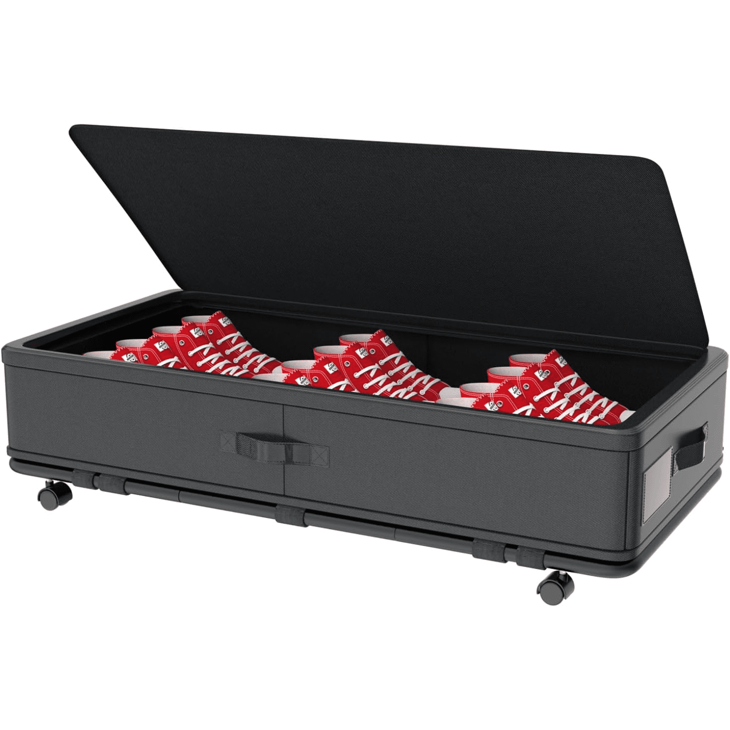 FDTBYHVYT Under Bed Storage with Wheels 50L Large Capacity Under Bed ...